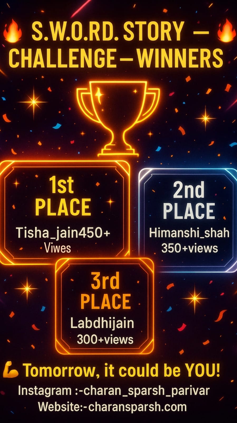 SWORD Story Winners - Charan Sparsh Parivar